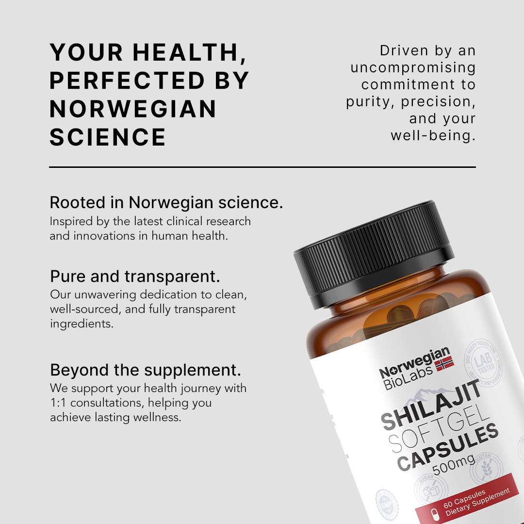 Shilajit Soft Gel Capsules – Norwegian Bio Labs