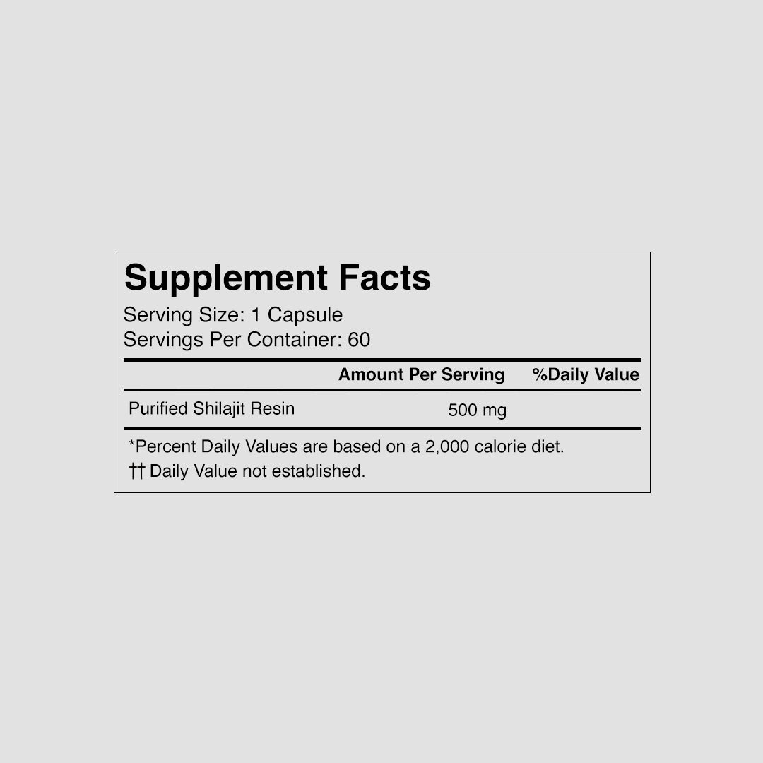 Shilajit Soft Gel Capsules – Norwegian Bio Labs